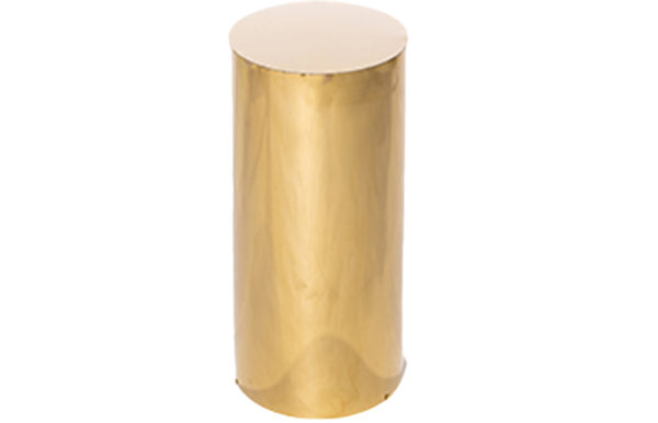 Plinth – Gold Round 90cm – Phenomenon Creative Event Services