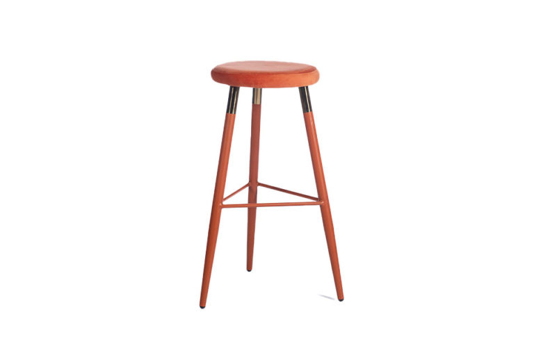 Stool – Rust Tripod – Phenomenon Creative Event Services